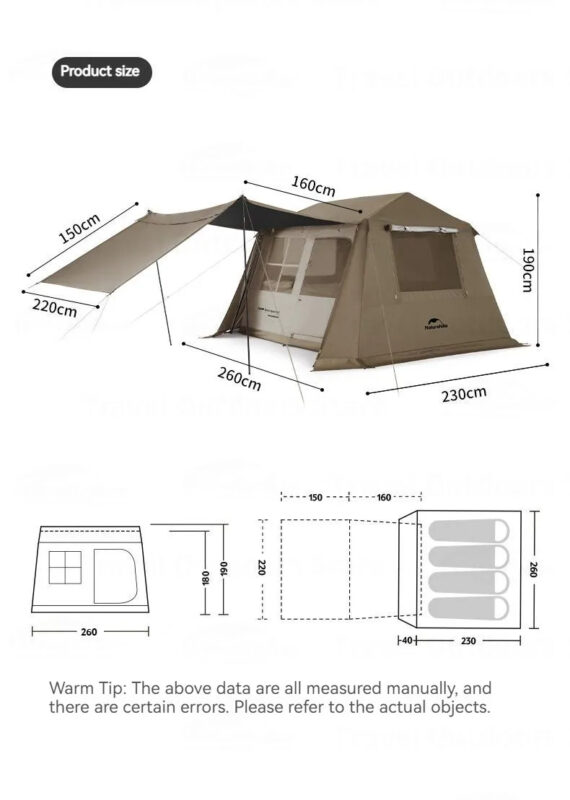 4 Person Cabin Tent | Cabin Tent | 4 Man Tent | Survival Island