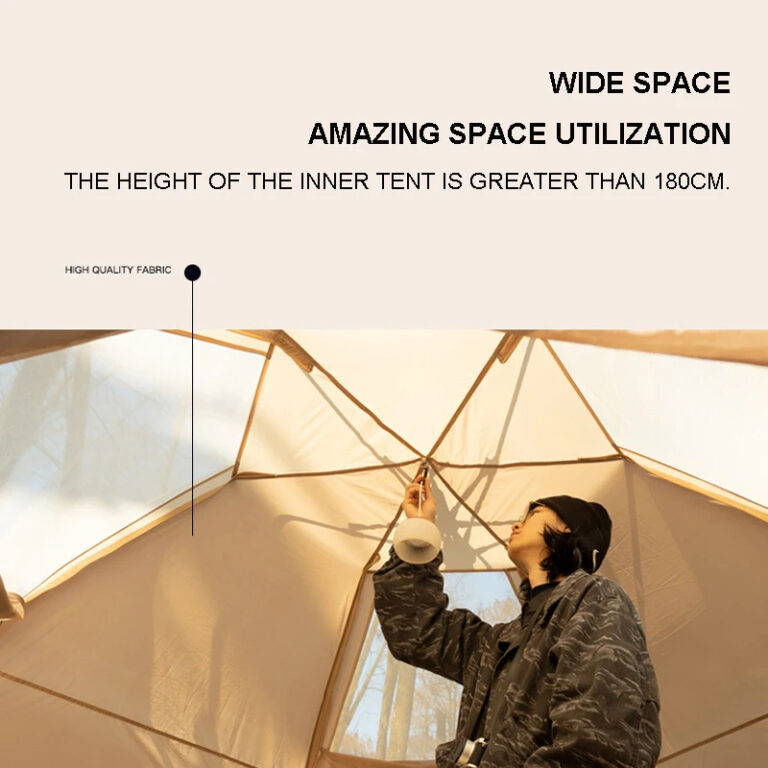 Hexagon Tent | 5 Person Tent | Cabin Tent | The Survival Island