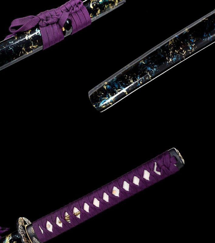 Purple Katana | Purple Sword | 1095 Carbon Steel Katana