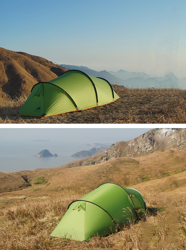 Tunnel Tent | Waterproof Tent | 2 Person Tent | The Survival Island